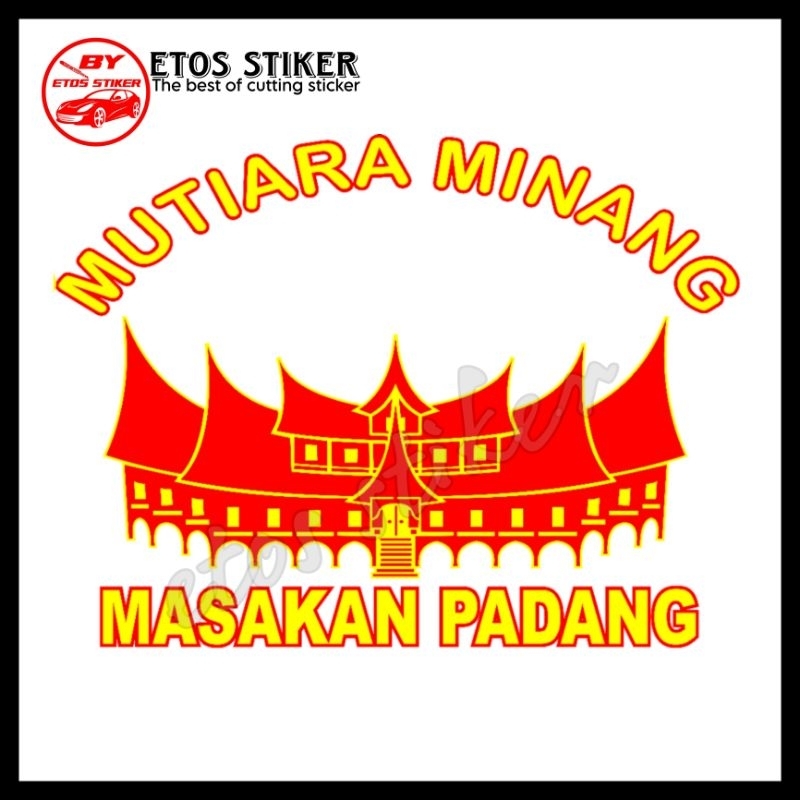 Jual stiker cutting masakan padang sticker untuk etalase rumah makan ...