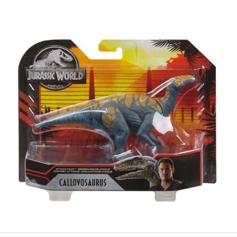 Jual Jurassic World Figure Attack Pack Replika Callovosaurus Dinousaur ...