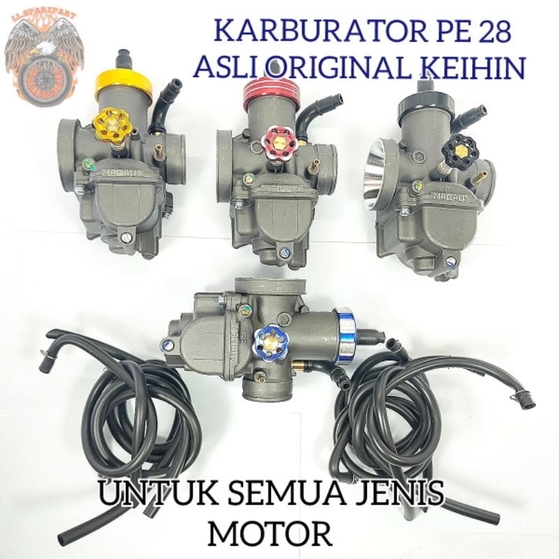 Jual Karburator Karbu Keihin PE28 Carburator Carbu Racing PE 28 Asli Original Untuk Semua Motor ...