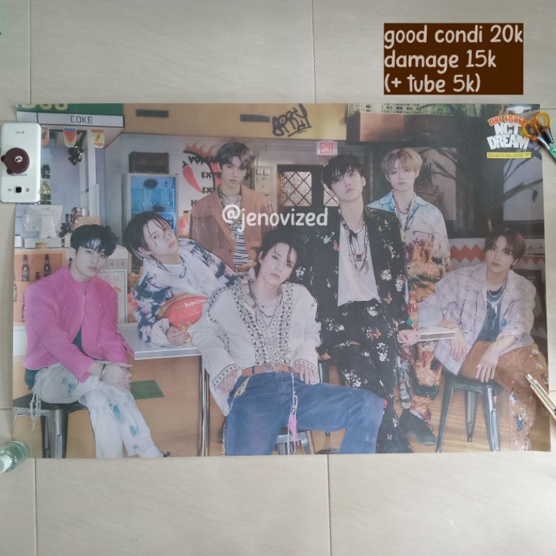 Jual POSTER NCT DREAM HOT SAUCE JEWEL CASE VER. (cek deskripsi. ada yg good condi dan damage ...