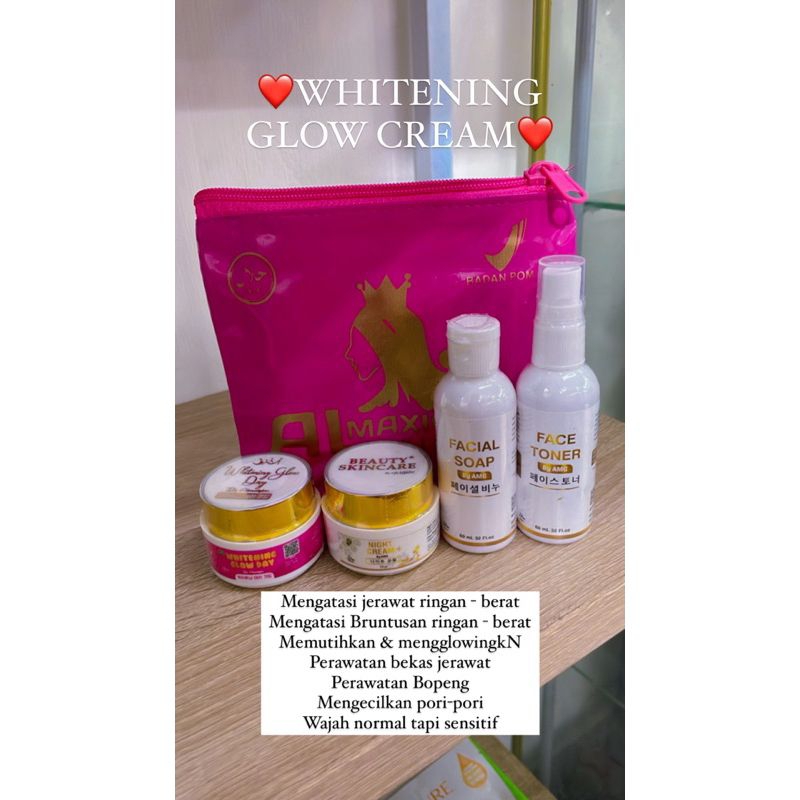 Jual CREAM ALMAXI GLOW SKINCARE AL MAXIGLOW LEVEL 1/ LEVEL 2 AL ...