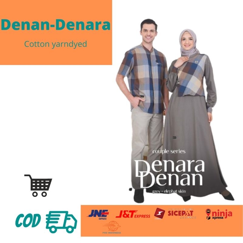 Jual COUPLE SERIES DENARA DENAN BY MUTIF BAJU COUPLE GAMIS DAN KOKO BAJU COUPLE DEWASA BAJU ...