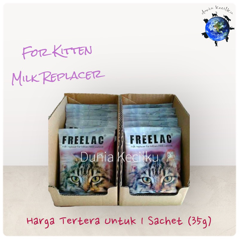 Jual Susu Kucing Freelac 35gr - Milk Replacer Free Lactosa (1 SACHET ...