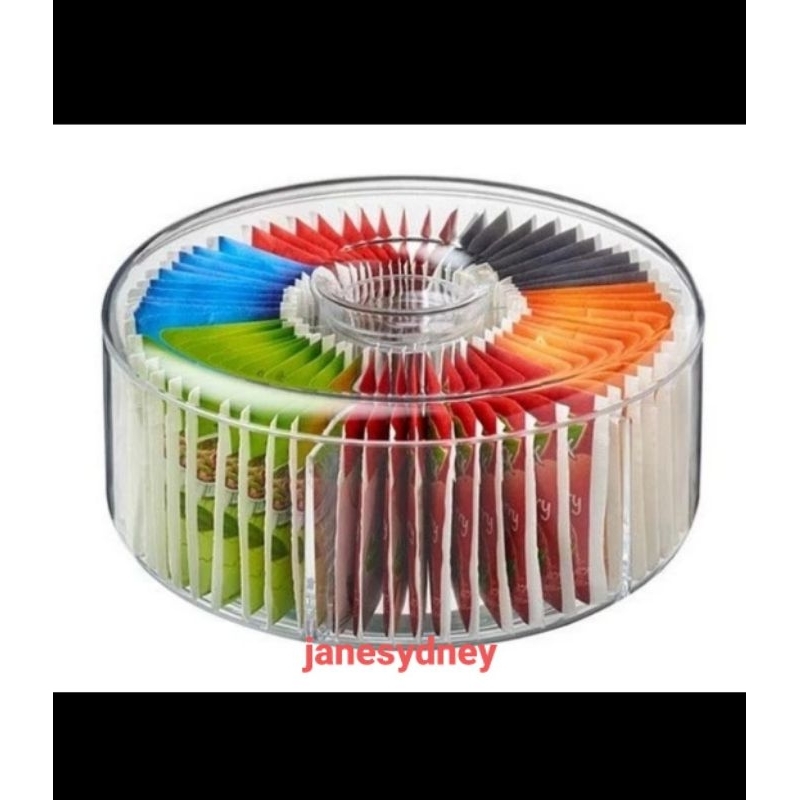 Jual Tempat Penyimpanan Teh Sachet 60Pcs Tea Bag Box Bersekat Mepal Tea ...