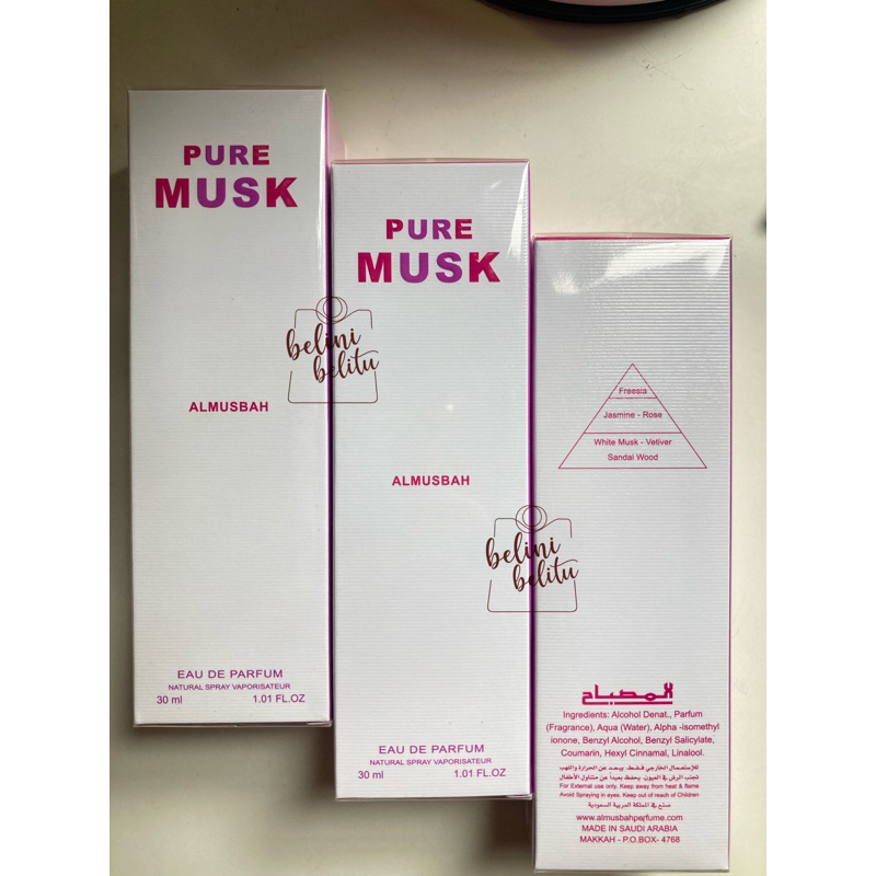 Jual AL MUSBAH Pure Musk 30ml | Shopee Indonesia