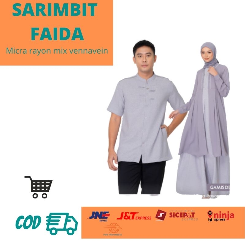 Jual SARIMBIT FAIDA BY NIBRAS BAJU COUPLE DEWASA MODEL COUPLE LEBARAN ...