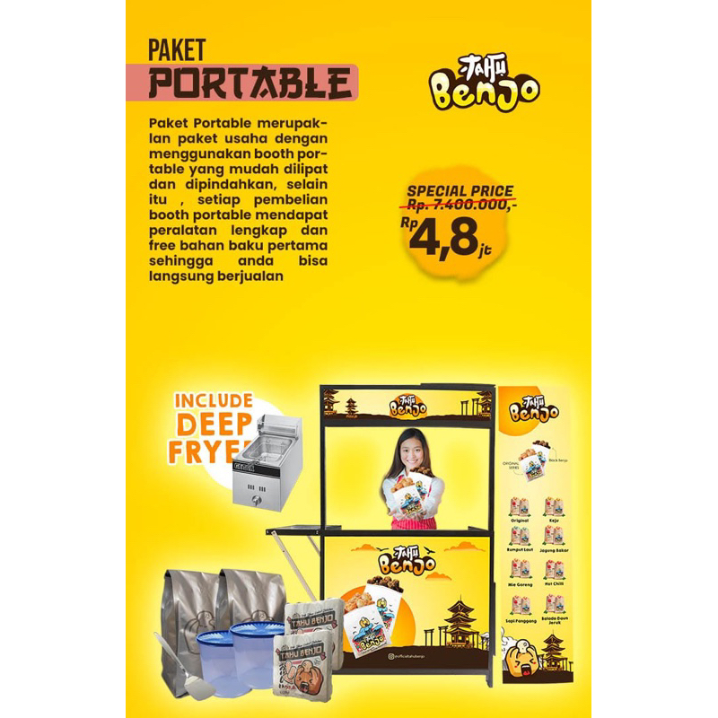 Jual FRANCHISE TAHU BENJO | Shopee Indonesia