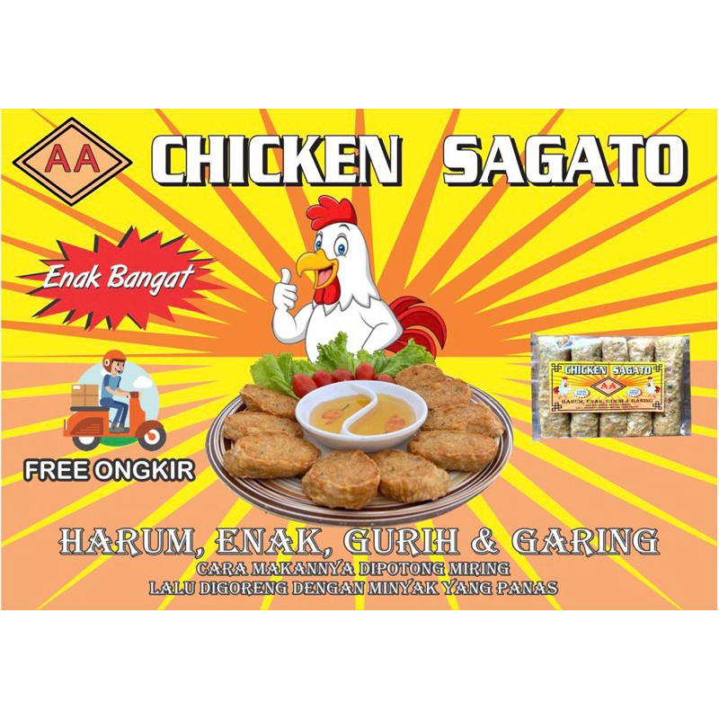 Jual Frozen food Chicken Roll sagato | Shopee Indonesia