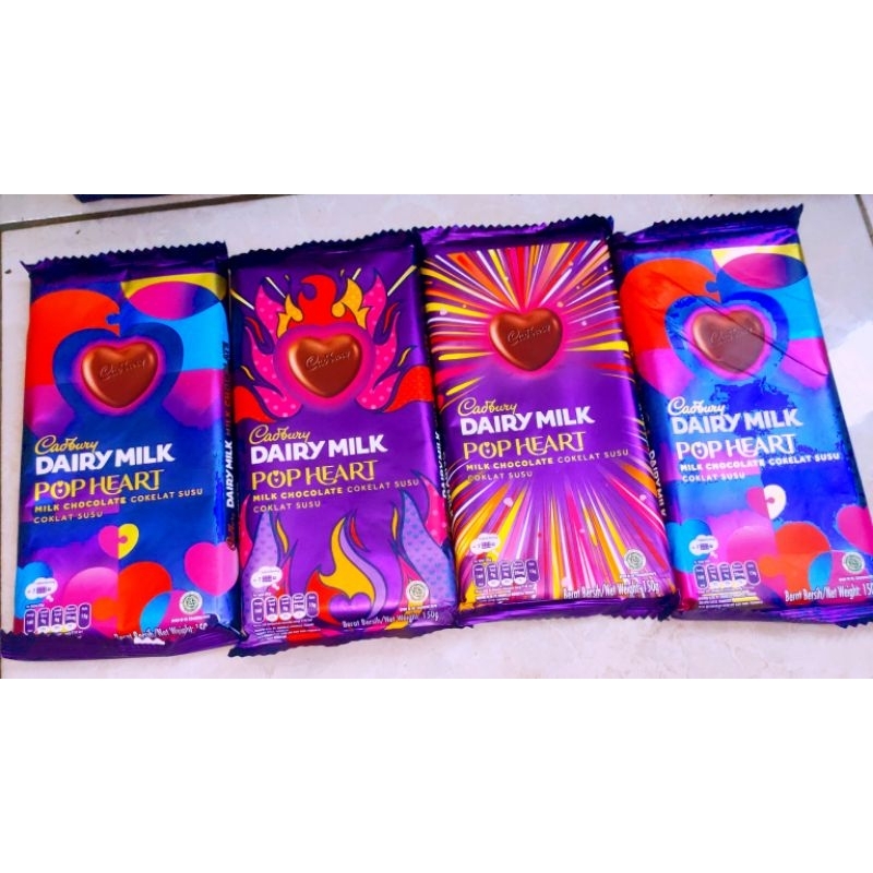 Jual Cadbury Dairy Milk Pop Heart JUMBO 150GR | Shopee Indonesia