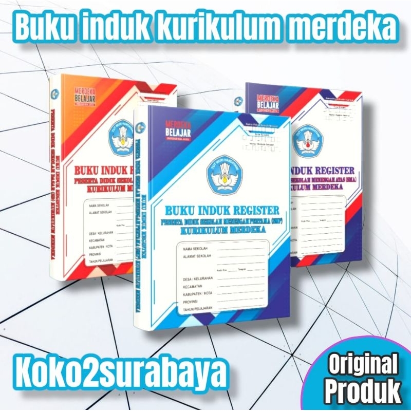 Jual BUKU INDUK REGISTER PESERTA DIDIK SD,SMP,SMA ORIGINAL | Shopee ...