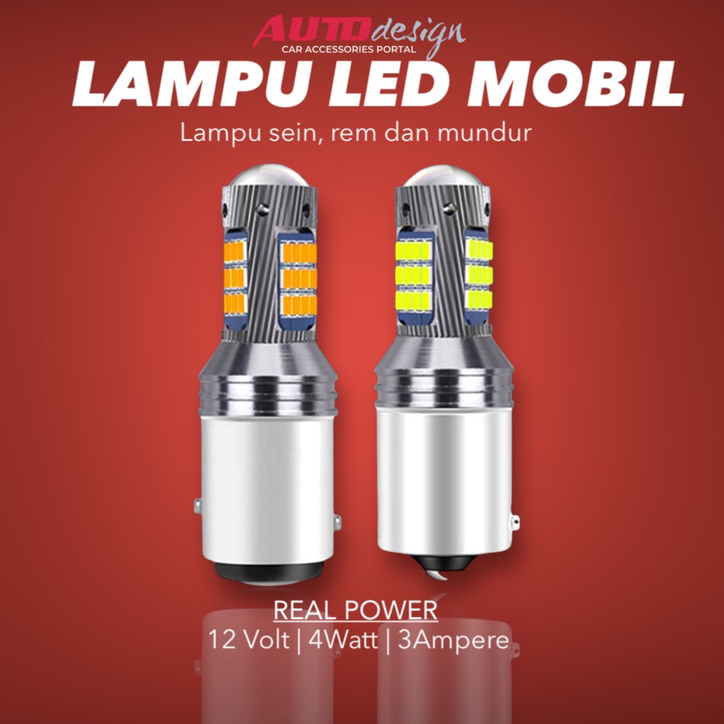 Jual Lampu Led Mobil Chip 2016 42 SMD 12V WY21W PY21W P21W | Shopee ...