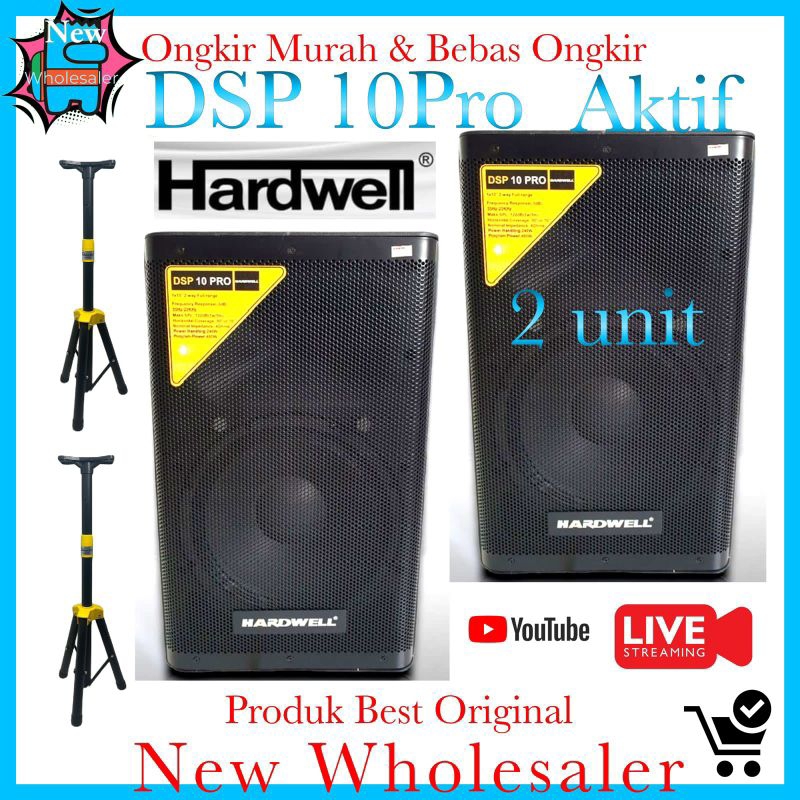 Jual Speaker Aktif Sound Hardwell Dsp10pro 10inch Original Dsp 10 Pro garansi resmi monitor ...