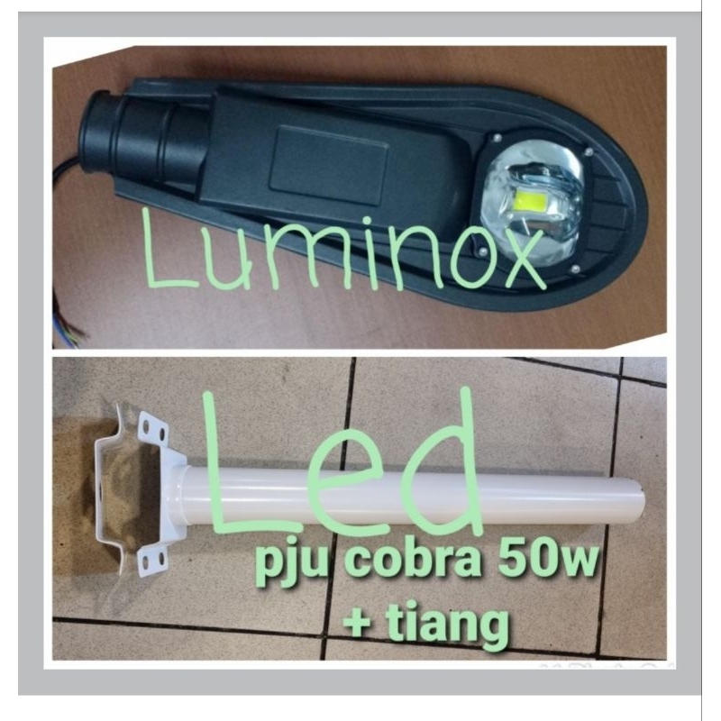 Jual Pju Cobra Led 50w 50watt Tiang Jalan Street Light Cob 50 Watt