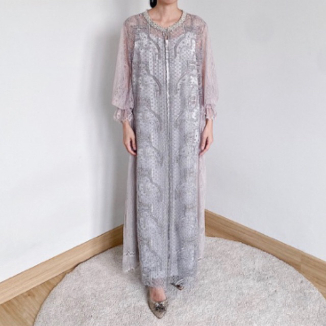 Jual HANYA PENYEWAAN Sahira Outer in Silverish Sage by Kina Atelier ... Jual HANYA PENYEWAAN Sahira Outer in Silverish Sage by Kina Atelier ...