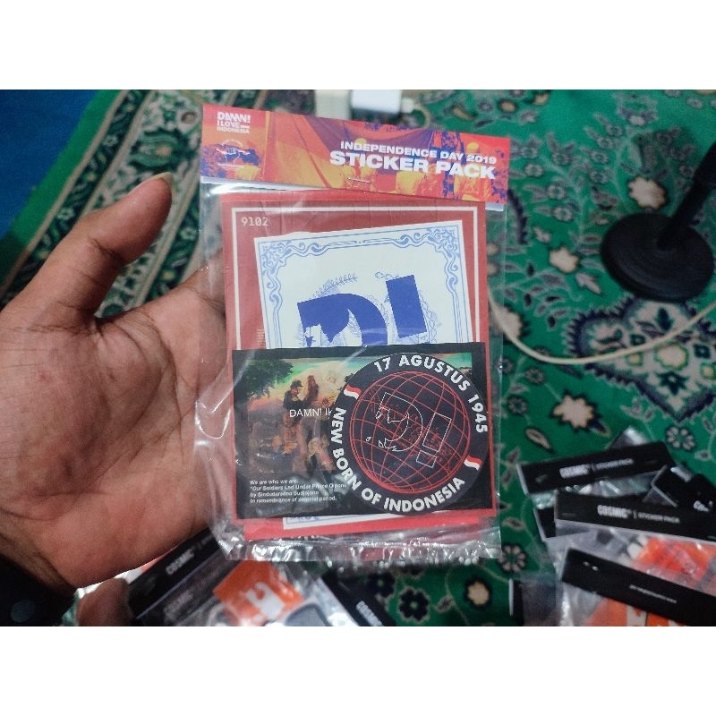Jual stiker damn i love indonesia original sticker damn i love ...