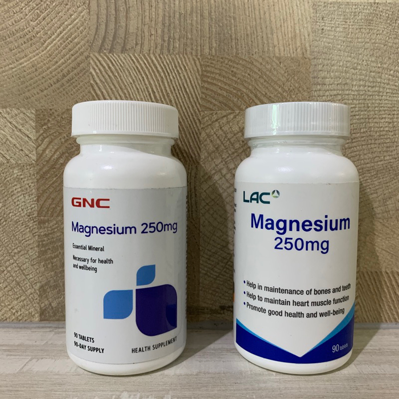 Jual LAC (GNC) Magnesium 250mg isi 90 tablet | Shopee Indonesia
