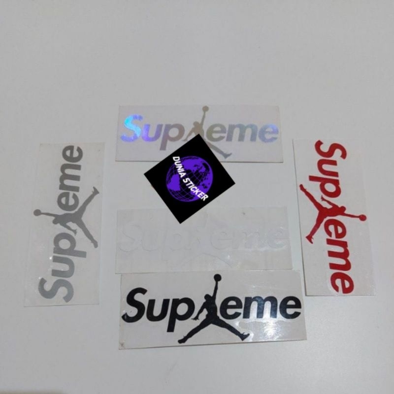 Jual Stiker Supreme Sticker Cutting Stiker Viral Motor Murah Anti Air ...