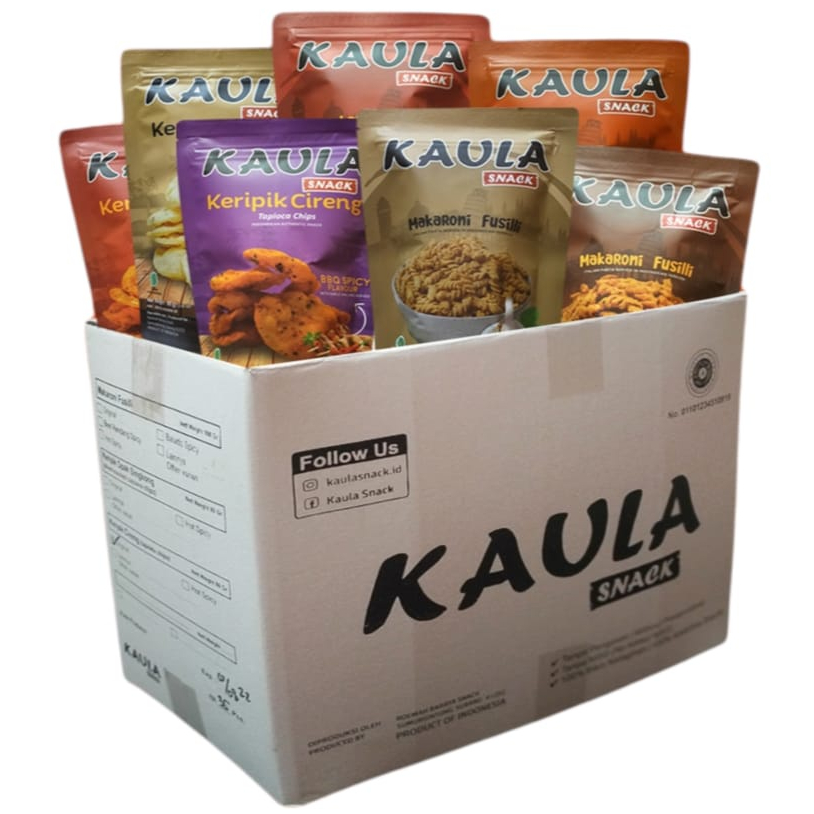 Jual Paket Reseller 24 Pcs - Kaula Snack Keripik Cireng Tapioca chips ...