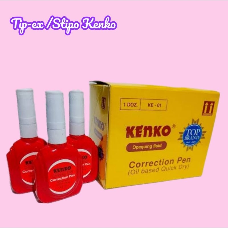 Jual Stipo/Tip-ex/Correction Pen Merk Kenko (1 pcs) | Shopee Indonesia