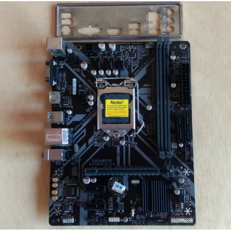 Jual MOTHERBOAD GIGABYTE H310M LGA 1151 GEN 8 GEN 9 | Shopee Indonesia