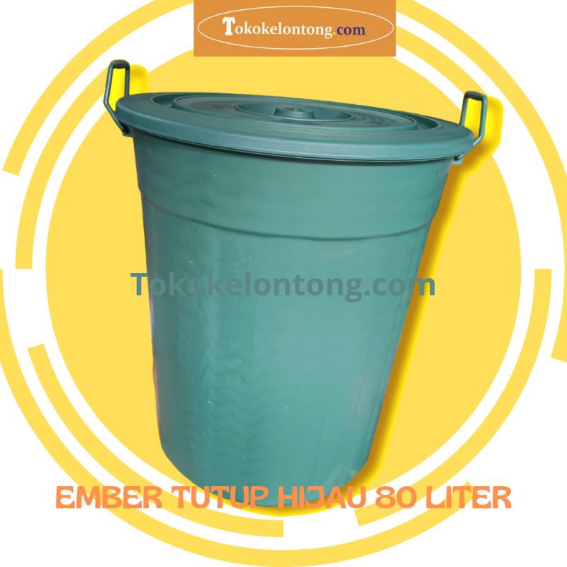 Jual Ember tutup 80 liter/ember jumbo/ember tutup karet | Shopee Indonesia