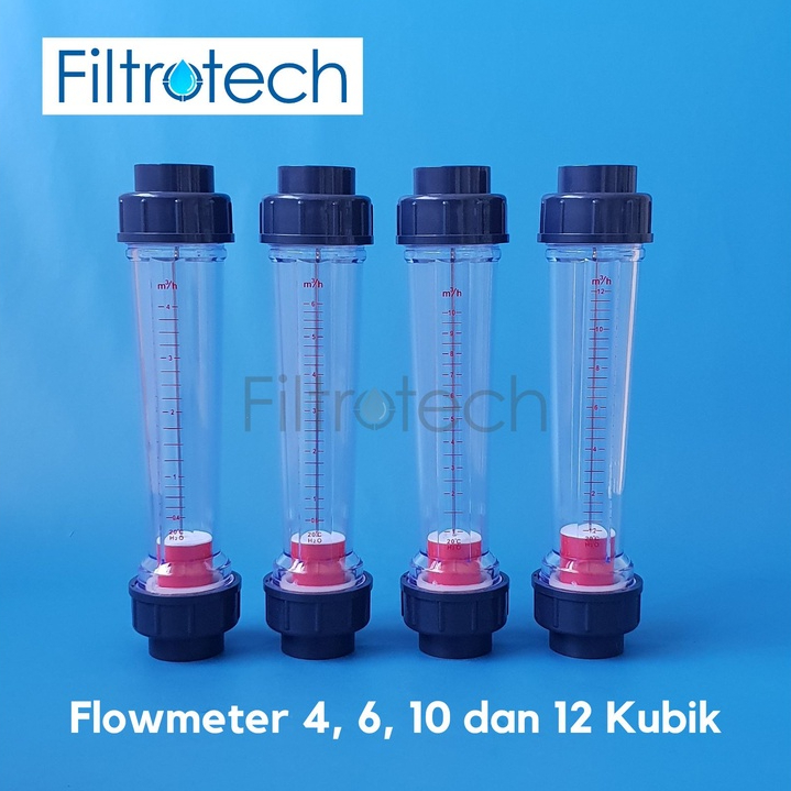Jual Flowmeter Air / Rotameter Model Drat 4, 6, 10, dan 12 m3/h ...