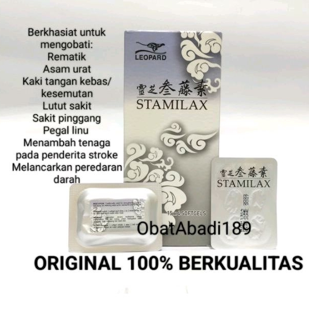 Jual Original 100% Stamilax obat rematik asam urat nyeri sendi / sakit ...
