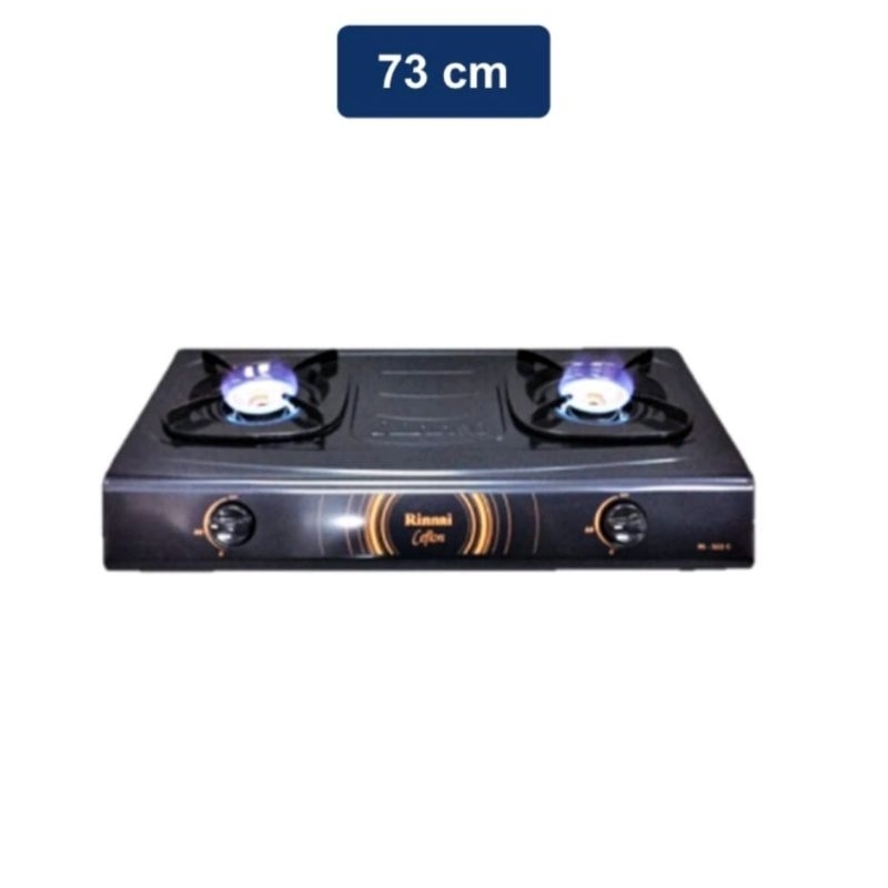 Jual Rinnai Kompor Gas 2 Tungku Stainless 73 cm (RI522C) | Shopee Indonesia