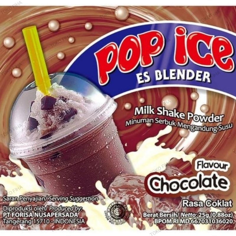 Jual Pop Ice Coklat 24gr - Per Sachet | Shopee Indonesia