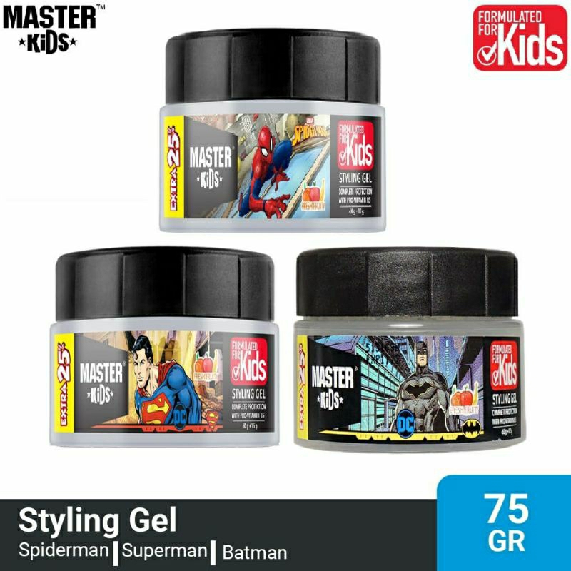 Jual Master kids styling gel 75gr | Shopee Indonesia