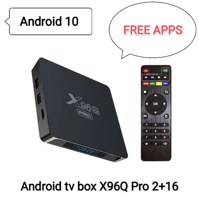 Jual Android Tv box X96Q Pro /All Chanel | Shopee Indonesia