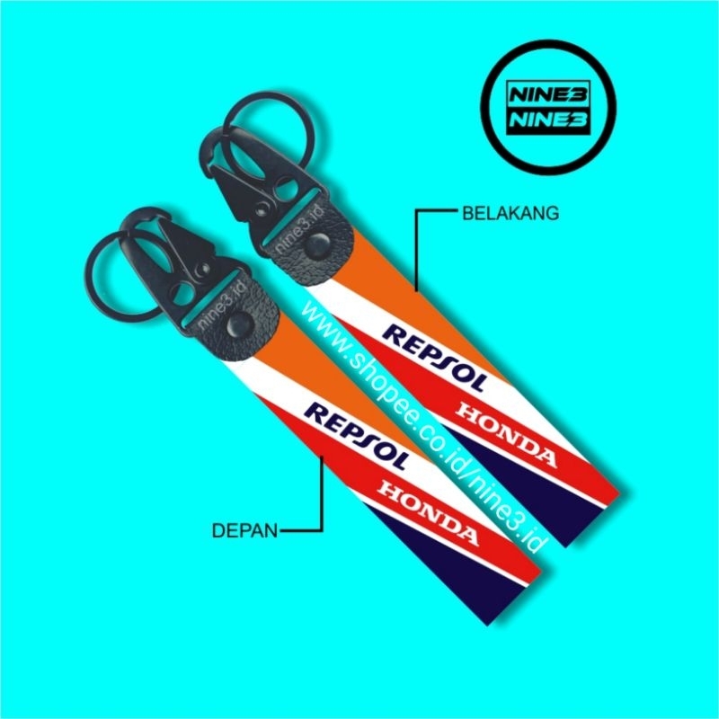 Jual GANTUNGAN KUNCI MOTOR MOBIL REPSOL PREMIUM KEYCHAIN LOGO REPSOL | Shopee Indonesia