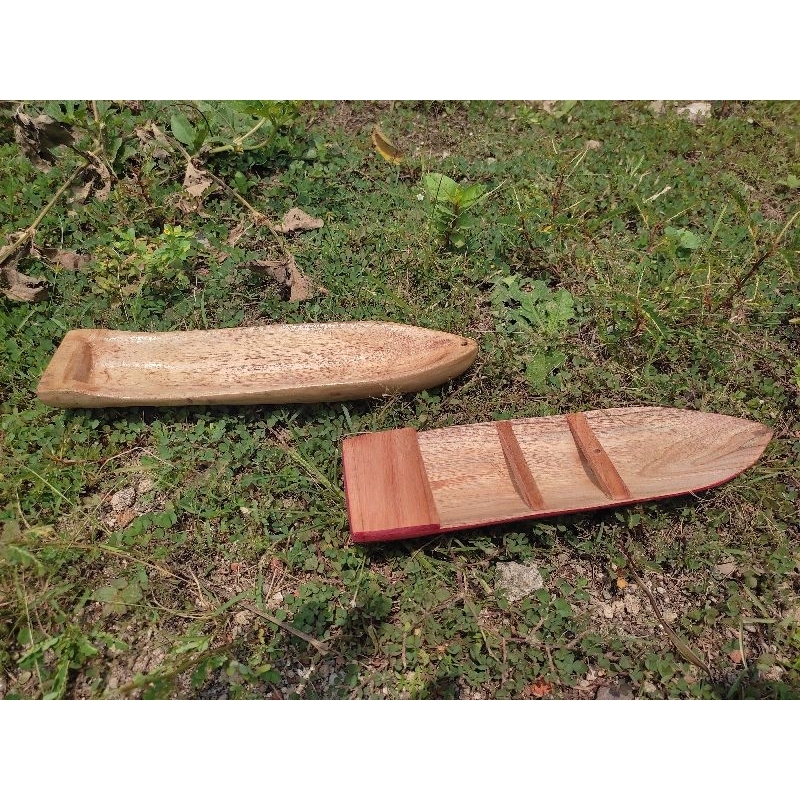 Jual miniatur perahu sampan kayu jati | Shopee Indonesia