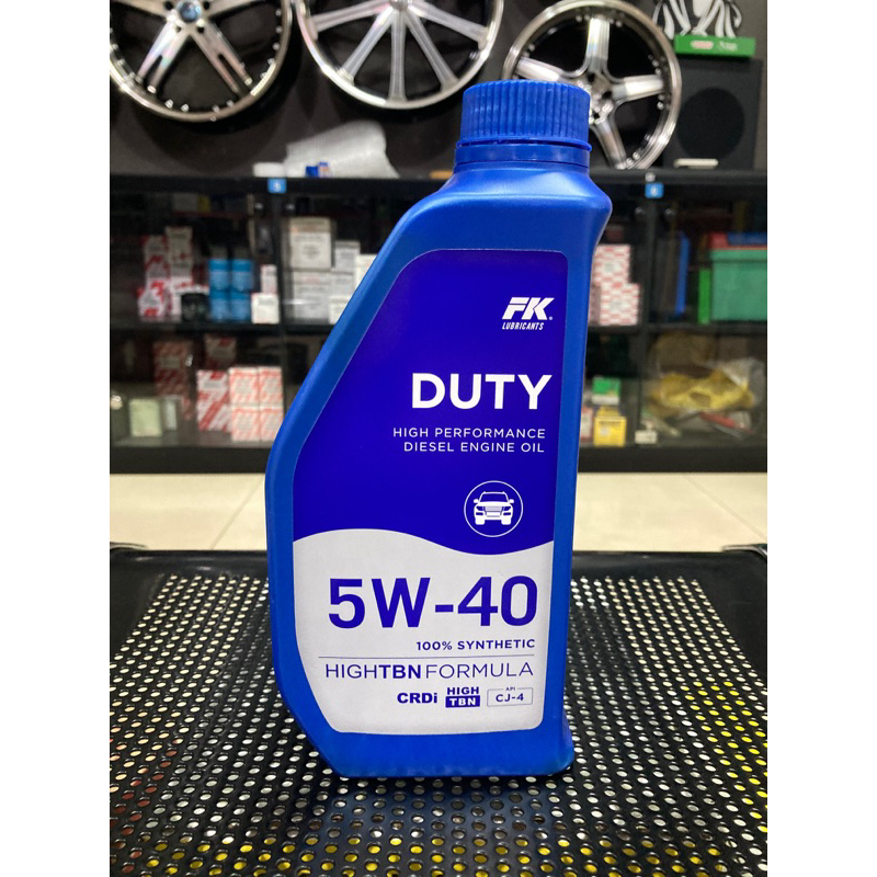 Jual Oli FK Duty Diesel 5W-40 High Tbn Kemasan 1 Liter | Shopee Indonesia