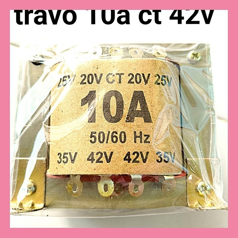 Jual travo 10 amper ct 42volt pro audio gratis buble wrap ori | Shopee ...