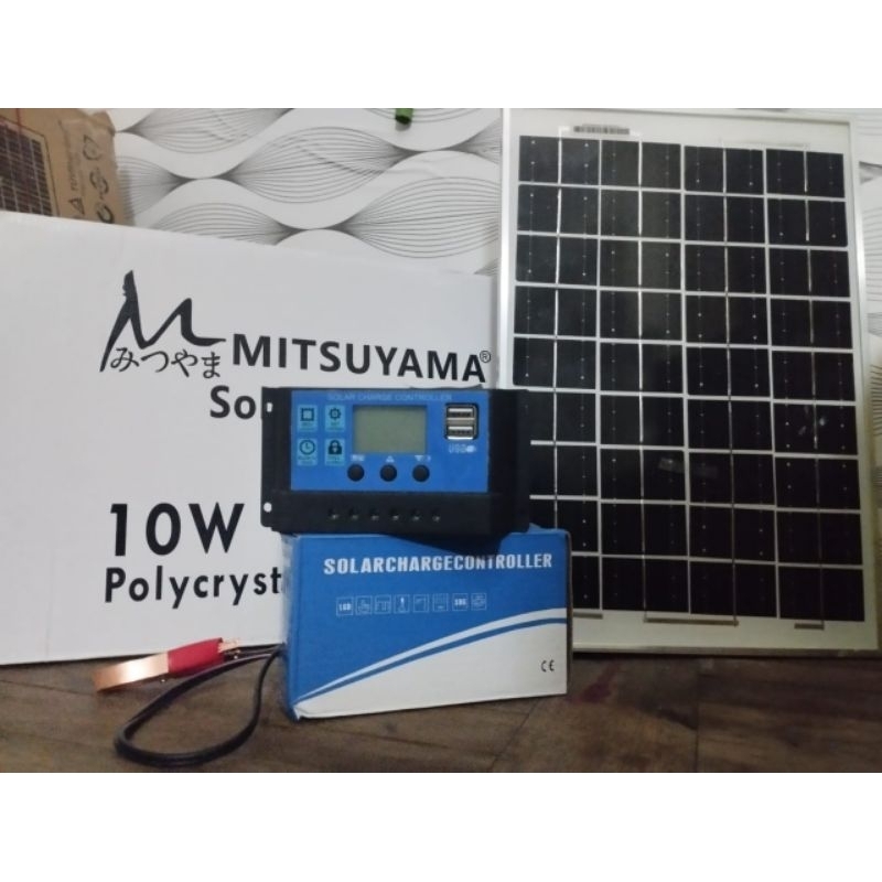 Jual Solar Panel dan Solar Controler Satu Set | Shopee Indonesia