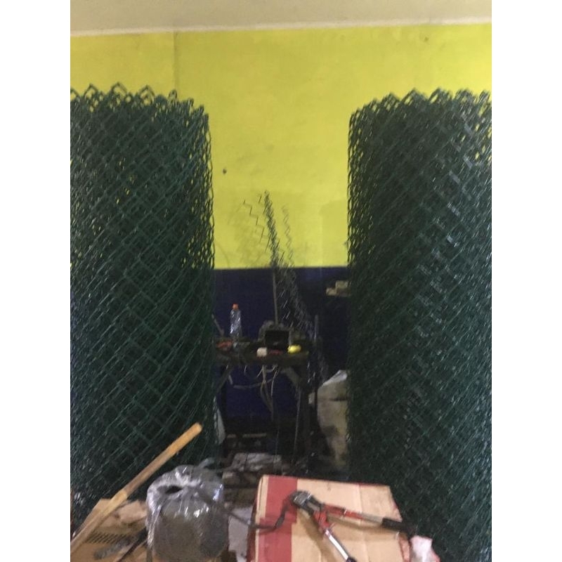 Jual Kawat Harmonika Pvc Hijau 3mm spasi 5x5 Uk 3m x 25m | Shopee Indonesia