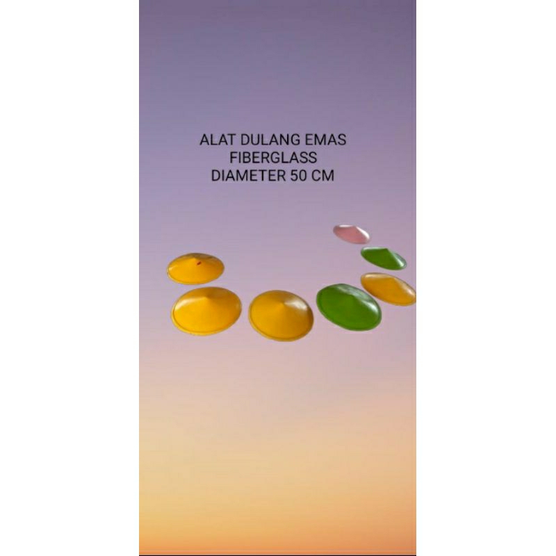 Jual Alat Mendulang Emas Diameter 50cm Berbahan Fiberglass Tebal ...