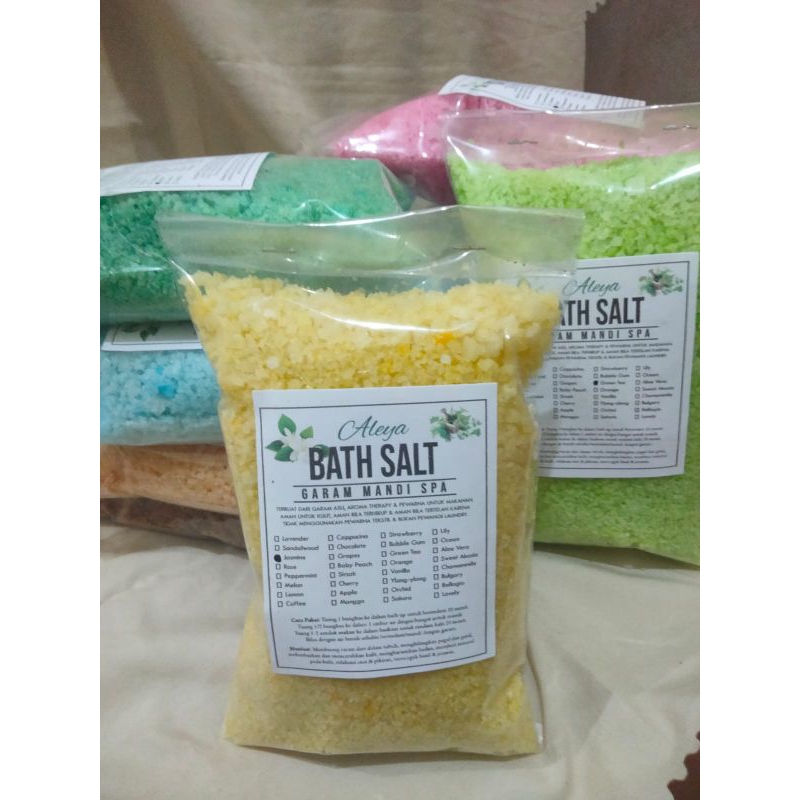 Jual (Berat 1 Kilogram) GARAM SPA bath salt / garam mandi / garam epsom ...