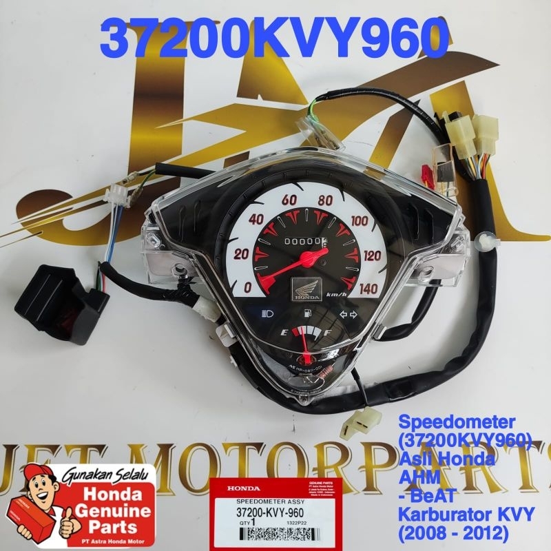 Jual 37200KVY960 Speedometer Beat Karbu Atau Beat Lama Ori AHM | Shopee ...