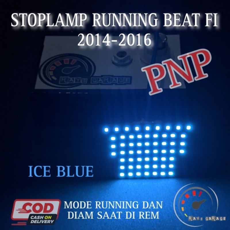 Jual lampu rem stoplamp running beat fi 2014 2015 2016 by rays garage ...