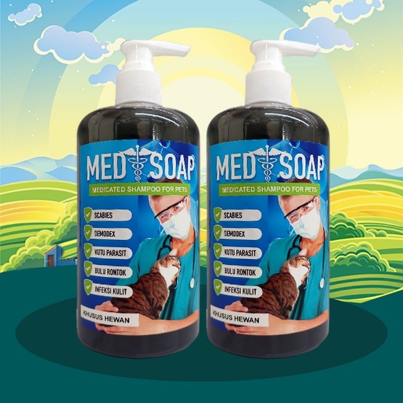 Jual MEDI SOAP - Shampoo Bulu Rontok Kucing Botak Plus Obat Kutu ...