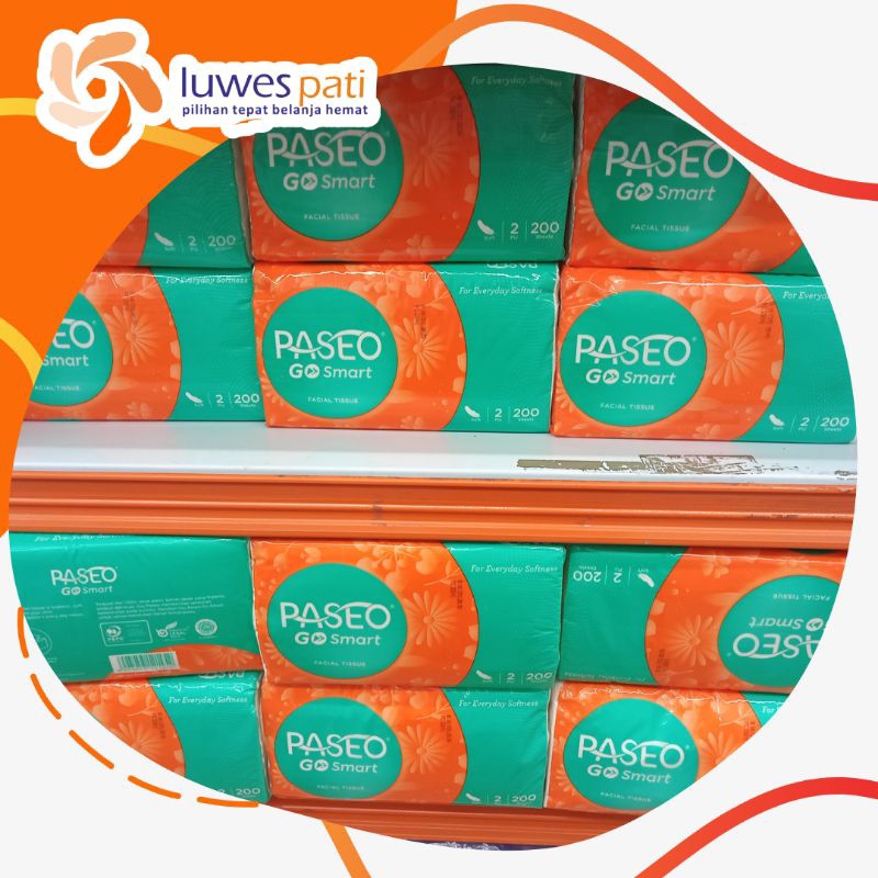 Jual Tissu PASEO Go Smart 200 Sheets | Shopee Indonesia