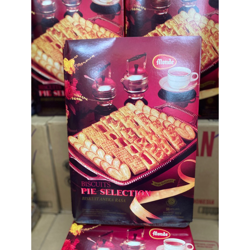 Jual Monde Biskuit Pie Selection Kaleng 800g | Shopee Indonesia