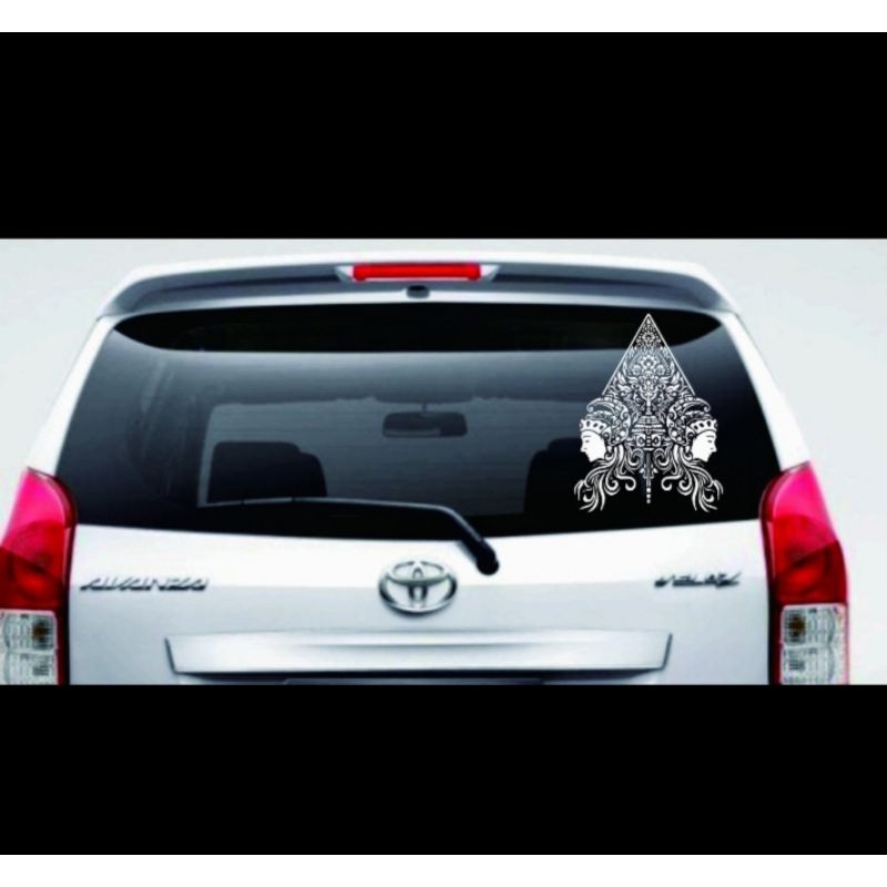 Jual Cutting stiker gunungan wayang/stiker wayang/stiker mobil/cutting ...