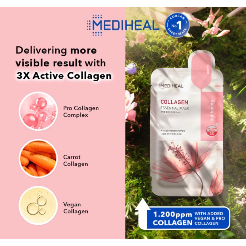 Jual Mediheal sheet mask korea / masker mediheal korea bpom / sheet ...