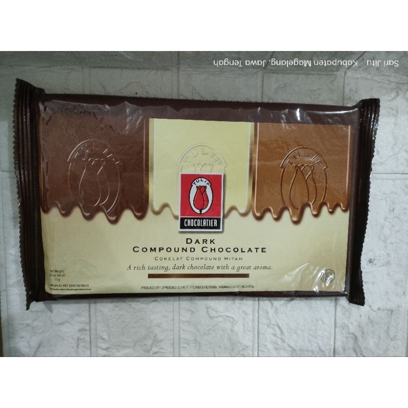 Jual Tulip Dark compound chocolate 1 kg | Shopee Indonesia