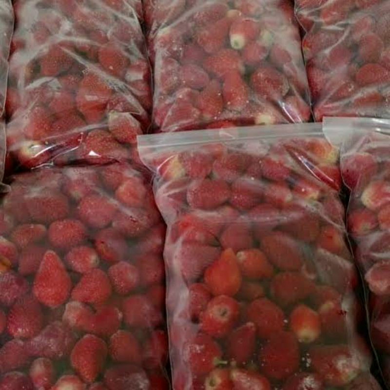 Jual strawberry frozen 1 kg | Shopee Indonesia