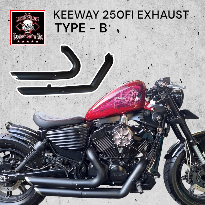 Jual Knalpot Keeway 250Fi/Geronimo type B | Shopee Indonesia