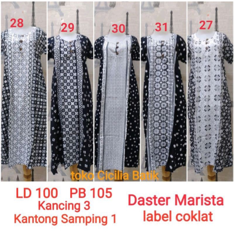 Jual Daster Kencana Ungu Marista label coklat LD 100 cm | Shopee Indonesia